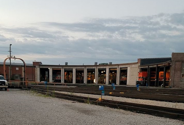 Industrial History: IHB's Gibson Yard, Roundhouse and Coaling Tower