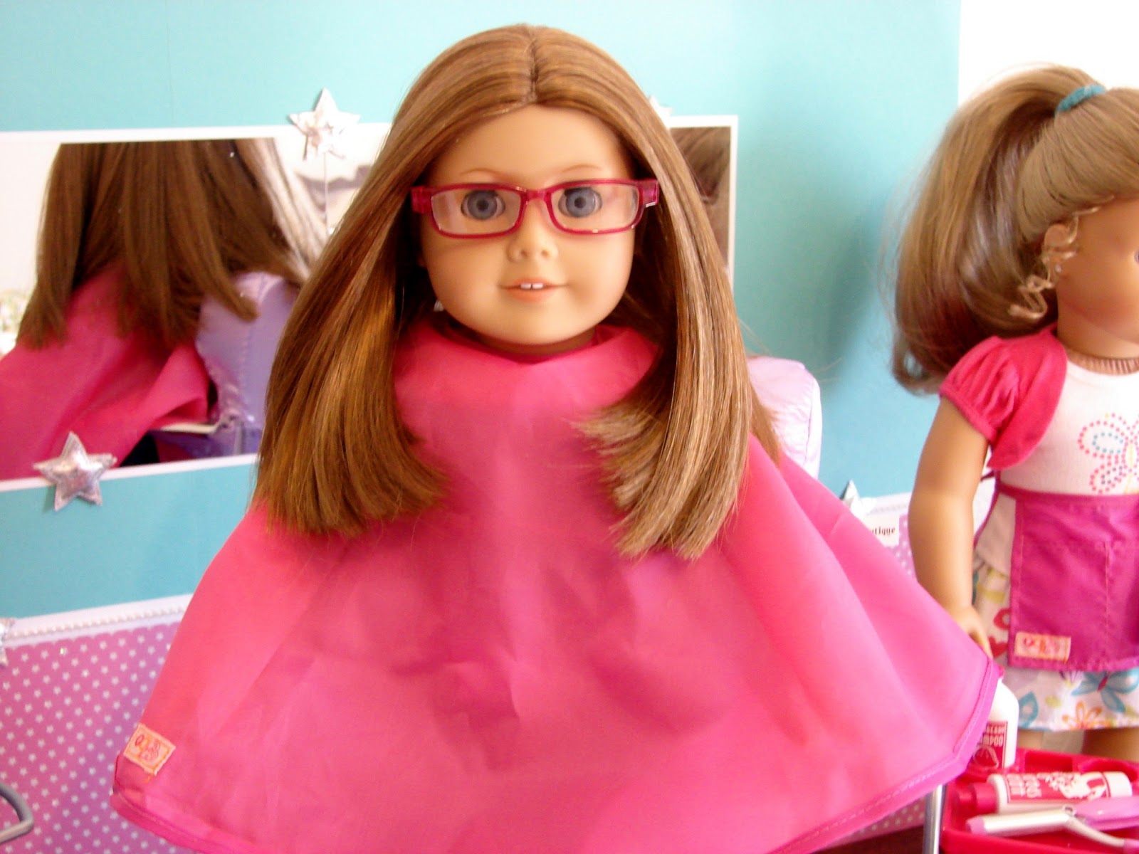 American Girl Doll Play: Doll Crafting: Make a Doll Salon for Your Dolls!