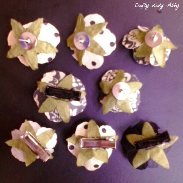 ACCESSORIES TUTORIAL: Paper Roses Earrings and Hair Clips