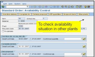 SAP Tutorials: Carryout availability check in sales order