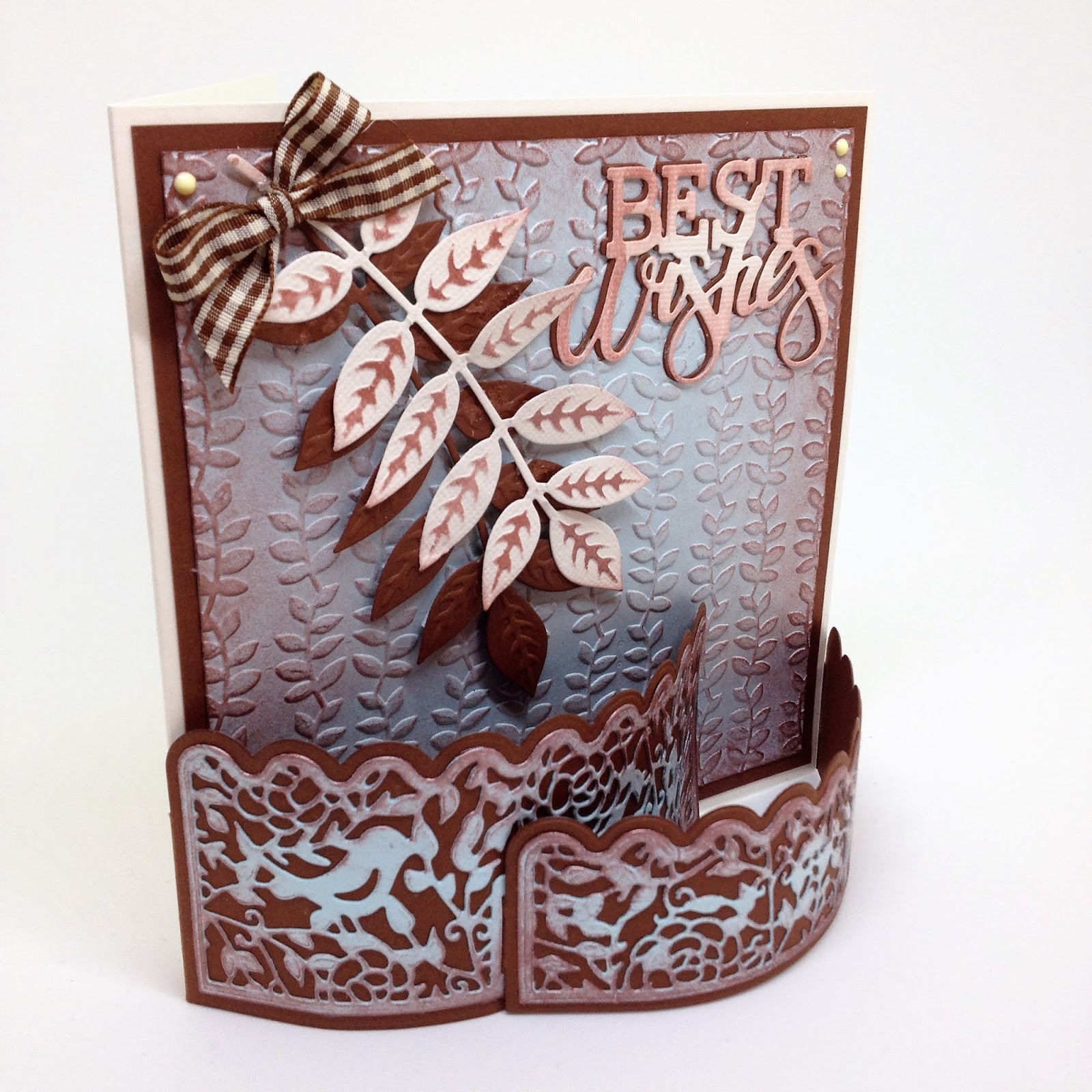 Crafty Diva Cards: Brrr.... So cold.... Here's Another Bendy Card ...