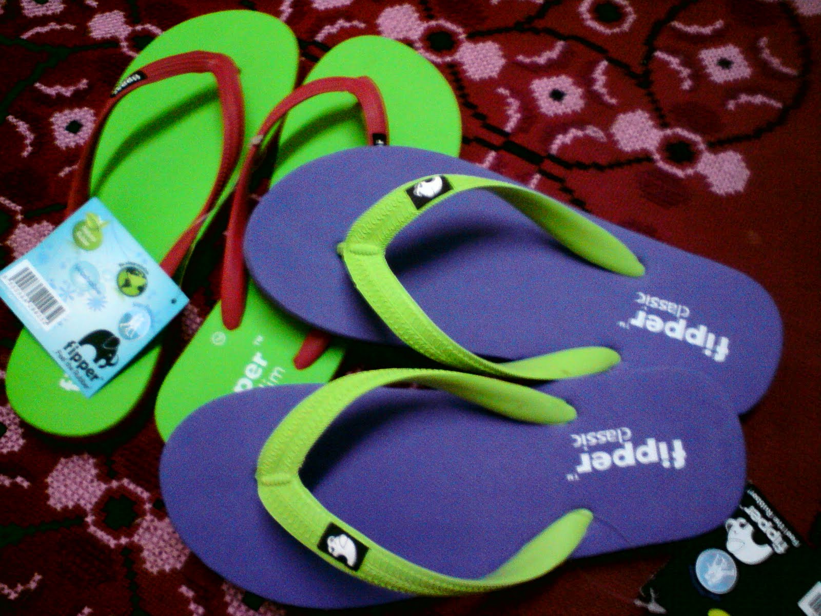 licha and the blog: selipar jepun cantik nama fipper