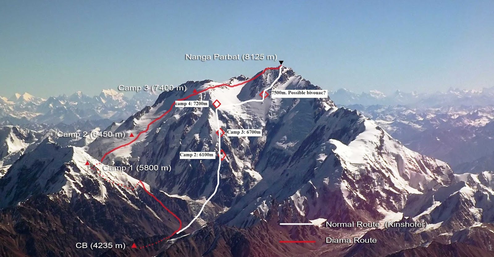 Hiking and Climbing Adventures: Nanga Parbat Summit Attempt - C3 6500m ...