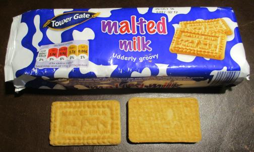 Rooksmoor's Tablets of Lead: Biscuit Blog: Tower Gate Malted Milk