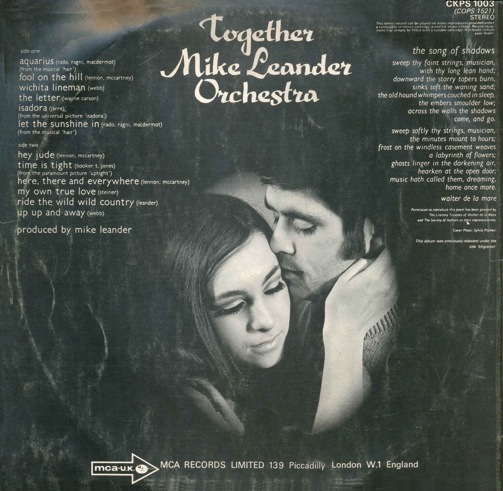 In-Flight Entertainment: Mike Leander Orchestra - Together (1969)