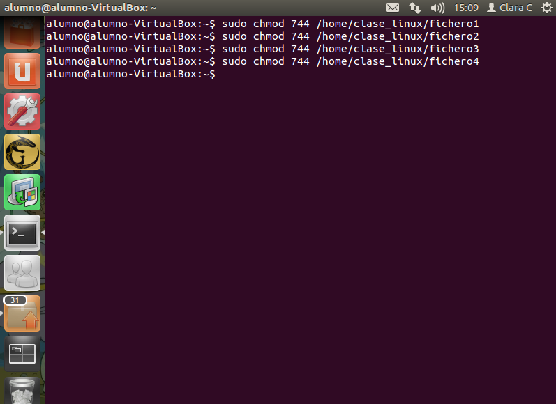 Mi Blog de Informática : EJERCICIO: GESTIÓN DE USUARIOS Y PERMISOS EN LINUX