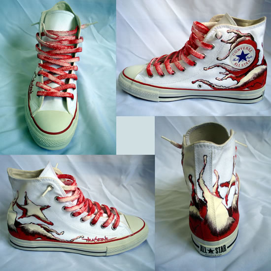 Seni Conteng Kasut Converse