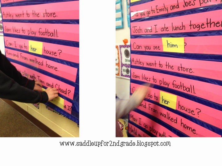 Pocketful of Pronouns - Saddle Up for 2nd Grade