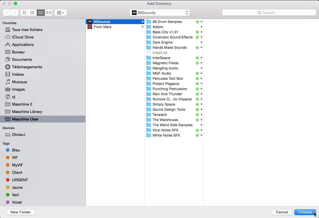 Where are maschine library files stored - lasopada