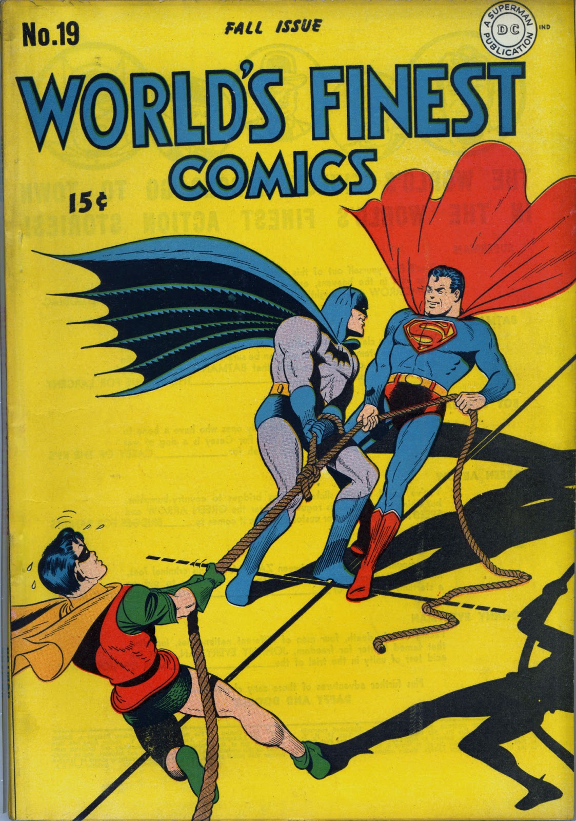 The World's Finest Blog: World's Finest Comics # 19, Fall, 1945