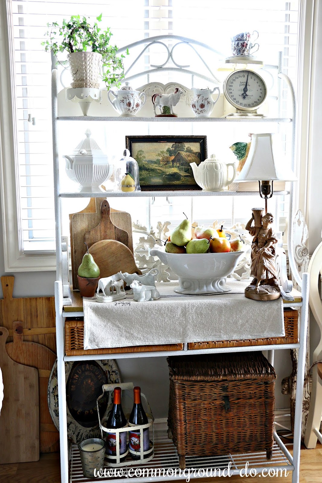 common ground : French Country Styling on the Baker's Rack
