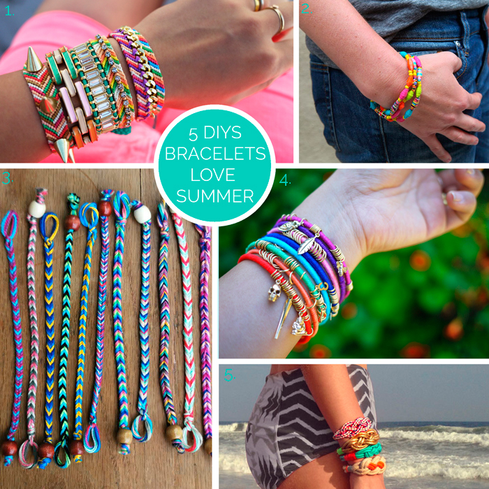 oh macedonia: 5 tutoriales de pulseras veraniegas
