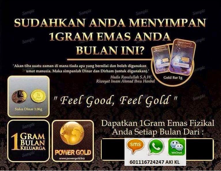 EMAS POWER GOLD MASA INI KITA SIMPAN MULA 05/05/2015