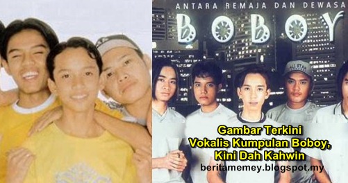 Gambar Terkini Vokalis Kumpulan Boboy, Yang Popular Sewaktu Dengan New ...