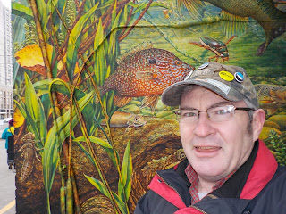 CHARLES WEISS ART: Fishy Mural on Dundas Street West , Toronto