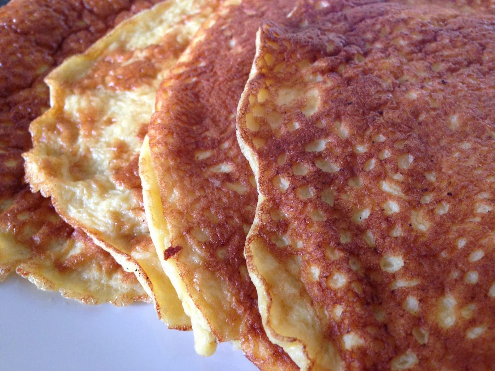 Grabbing life by the kettlebells...: Cheese & Ham Pancakes....