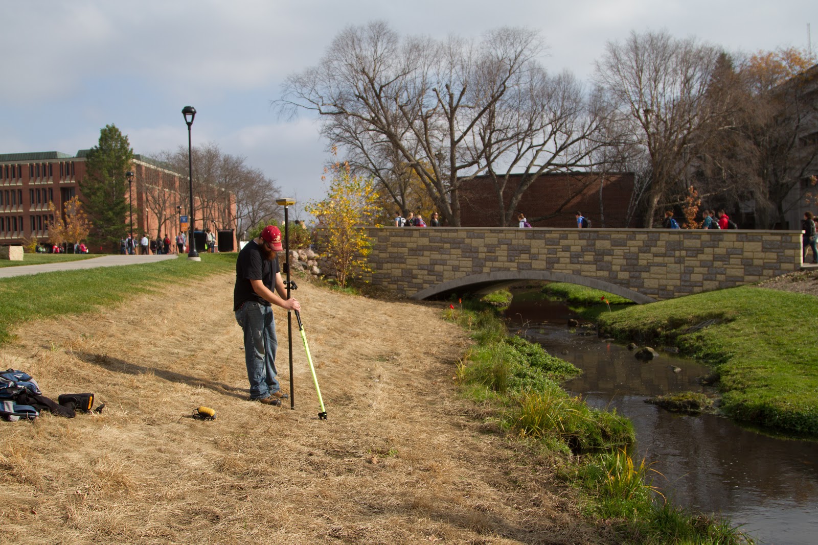 Geospatial Field Methods Terrain Survey With Dual Frequency Gps And Total Station
