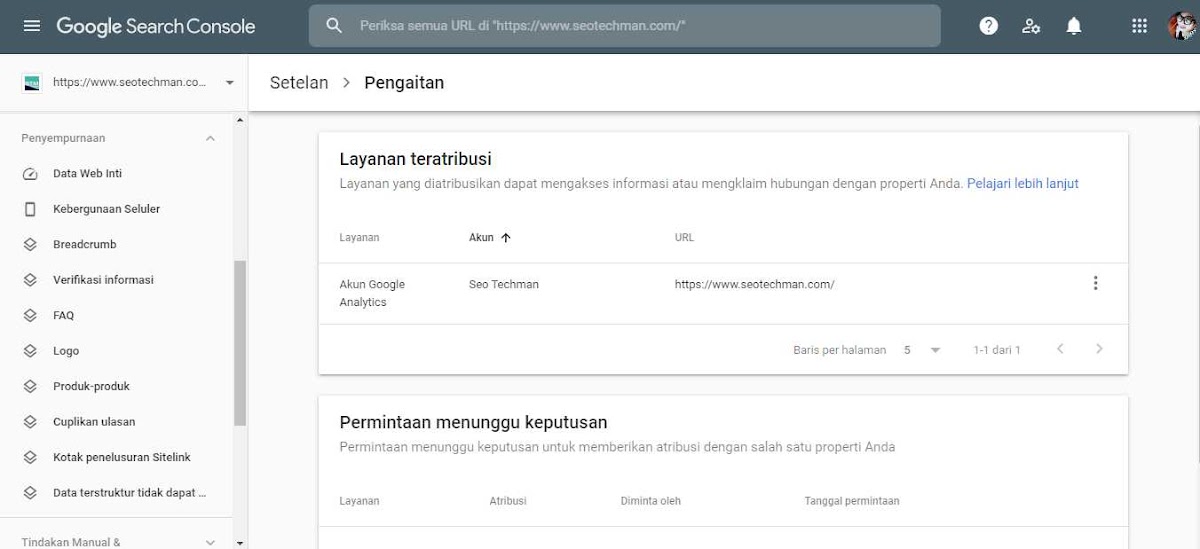 Update! Google Search Console Tampil dengan Halaman Asosiasi Baru ...