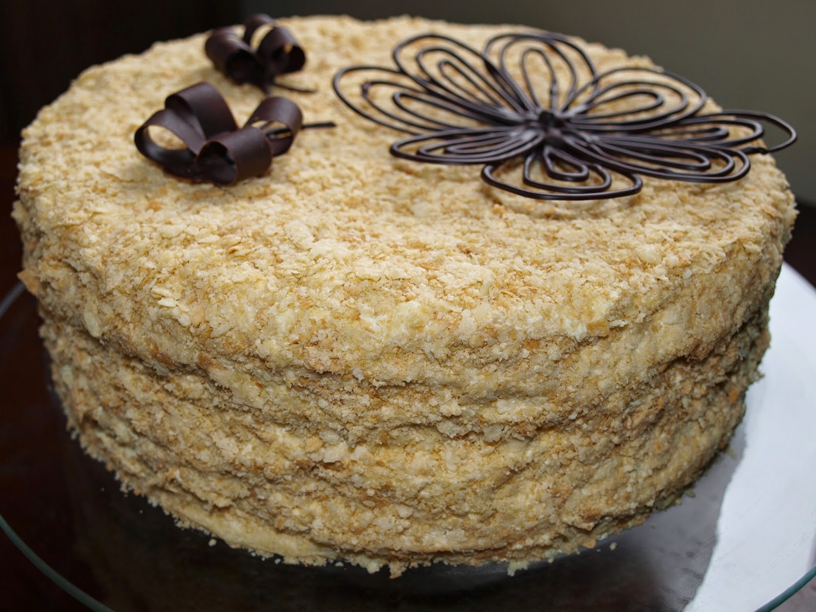 baltoje lėkštėje: Tortas Napoleonas