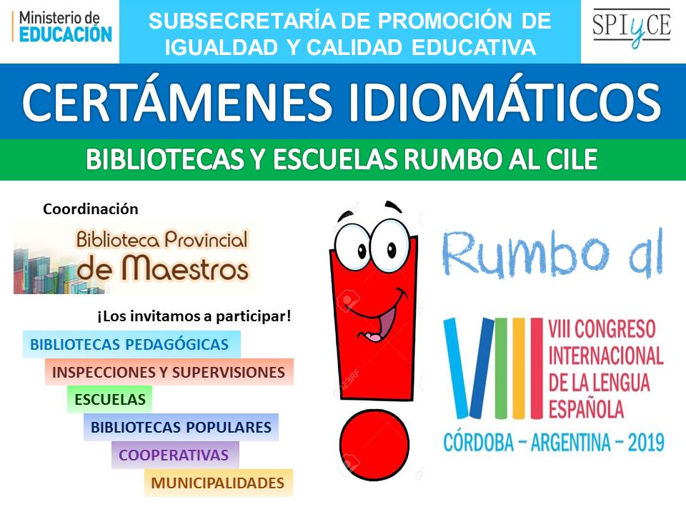 Curso SPIyCE - Certámenes Idiomáticos - Inspección Regional Capital Uno