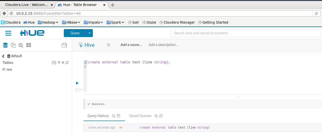 Let's Refresh: Word Count in Hive