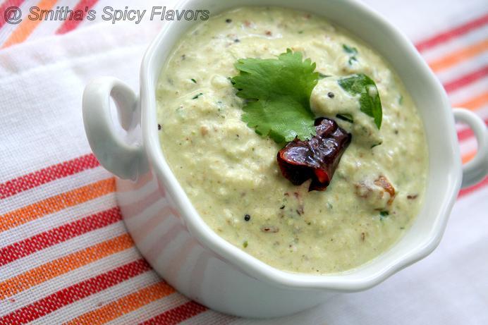 Potlakaya kobari perugu pachadi / Snake gourd yogurt chutney ~ Smitha's ...