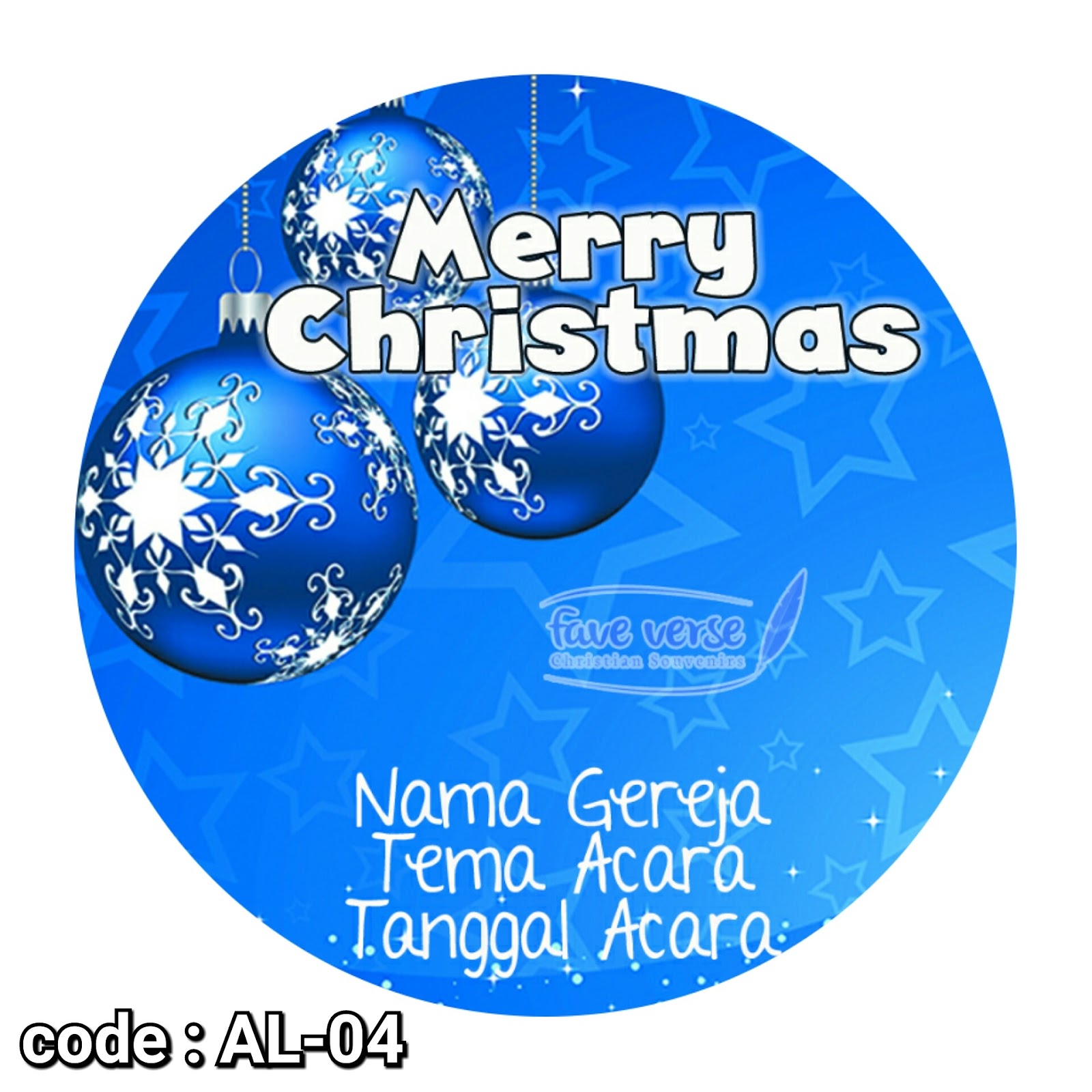 FAVE VERSE SOUVENIR & FAVE VERSE STORE : lilin natal custom murah ...