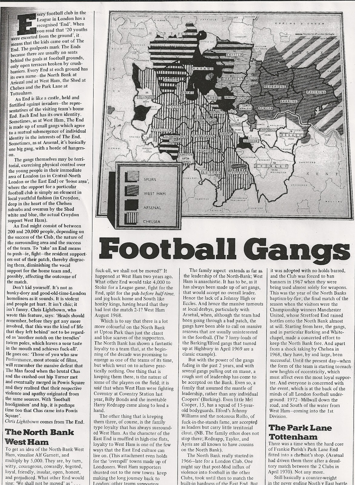 EIGHTIES CASUALS: 1972 FOOTBALL GANGS ARTICLE