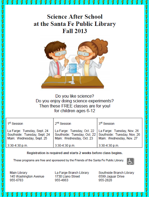 Icarus... the Santa Fe Public Library Blog: Science After School ...