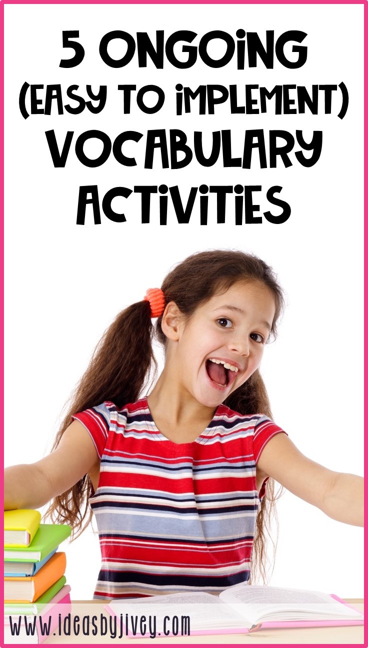 Make Vocabulary Stick With These Five Activities - Ideas by Jivey