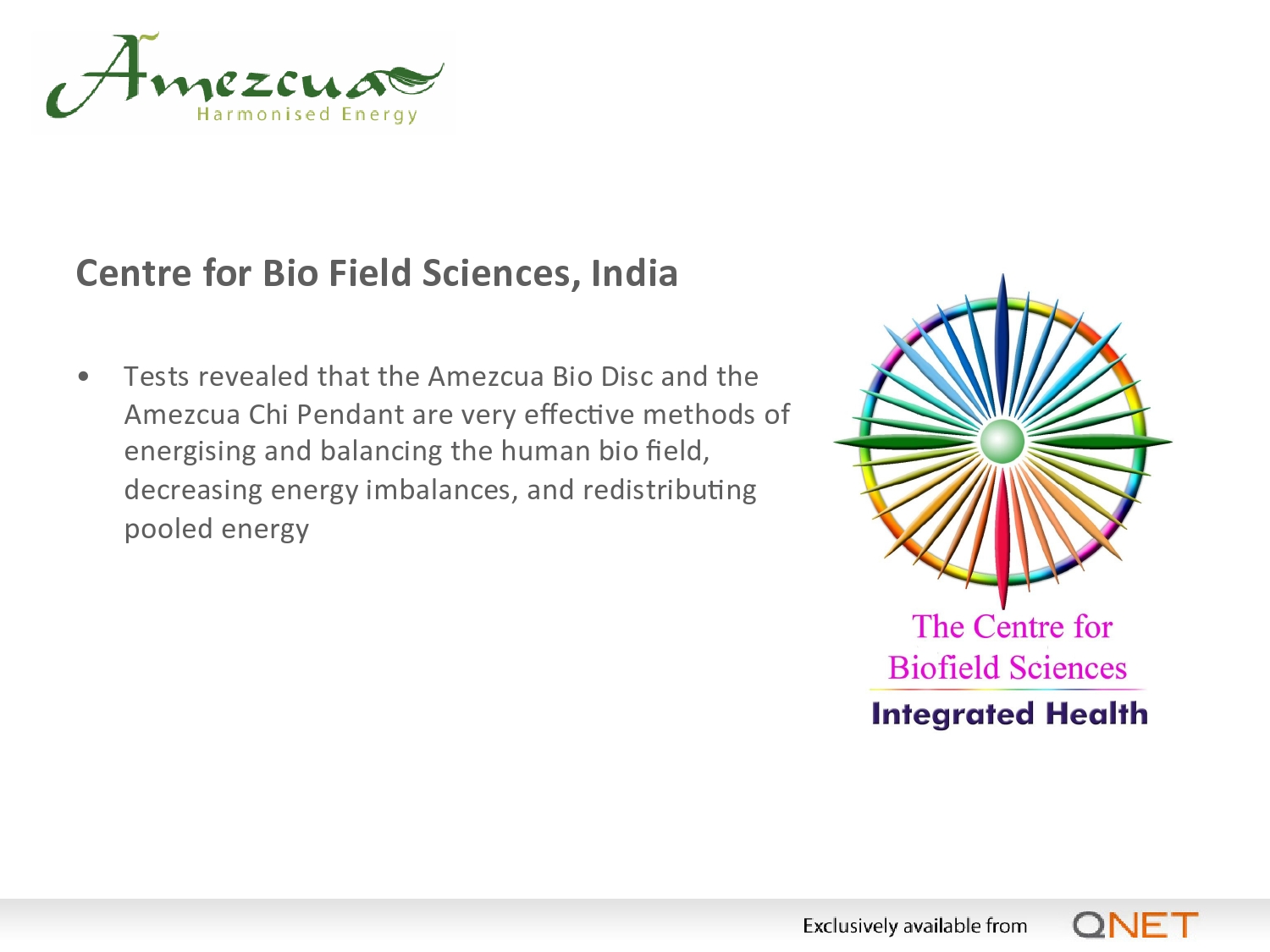 DARE, DREAM & REALIZE: Bio Disc 2 & Chi Pendant from Amezcua