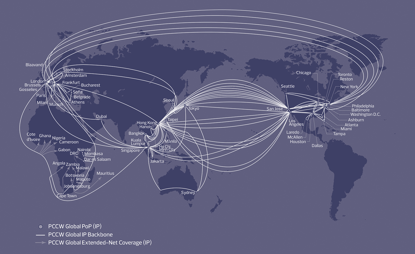 Internet Baja California | Internet Por Satélites: Backbones de Internet