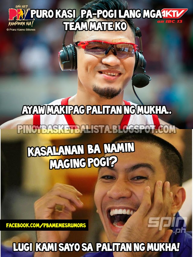 Barangay Ginebra FUNNY MEMES in Commissioner Cup 2014 | Pinoy BasketBalista