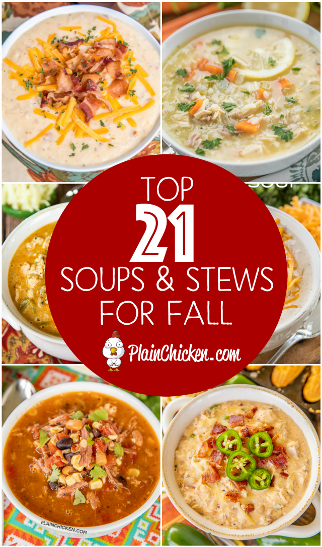 Top 21 Soups and Stews for Fall | Plain Chicken | Bloglovin’