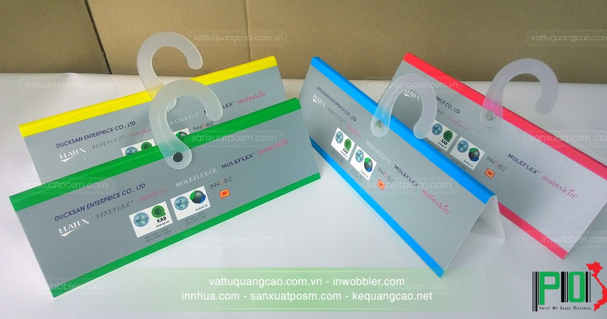 sample hangers: sample hangers, mẫu vải hanging, fabric sample Ducksan