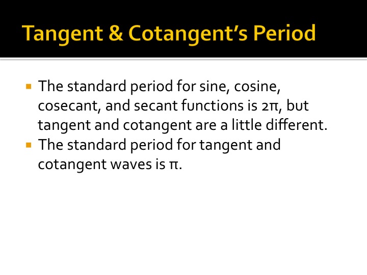My Rat Ate My Homework: Graphing Tangent, Cotangent, Cosecant & Secant ...
