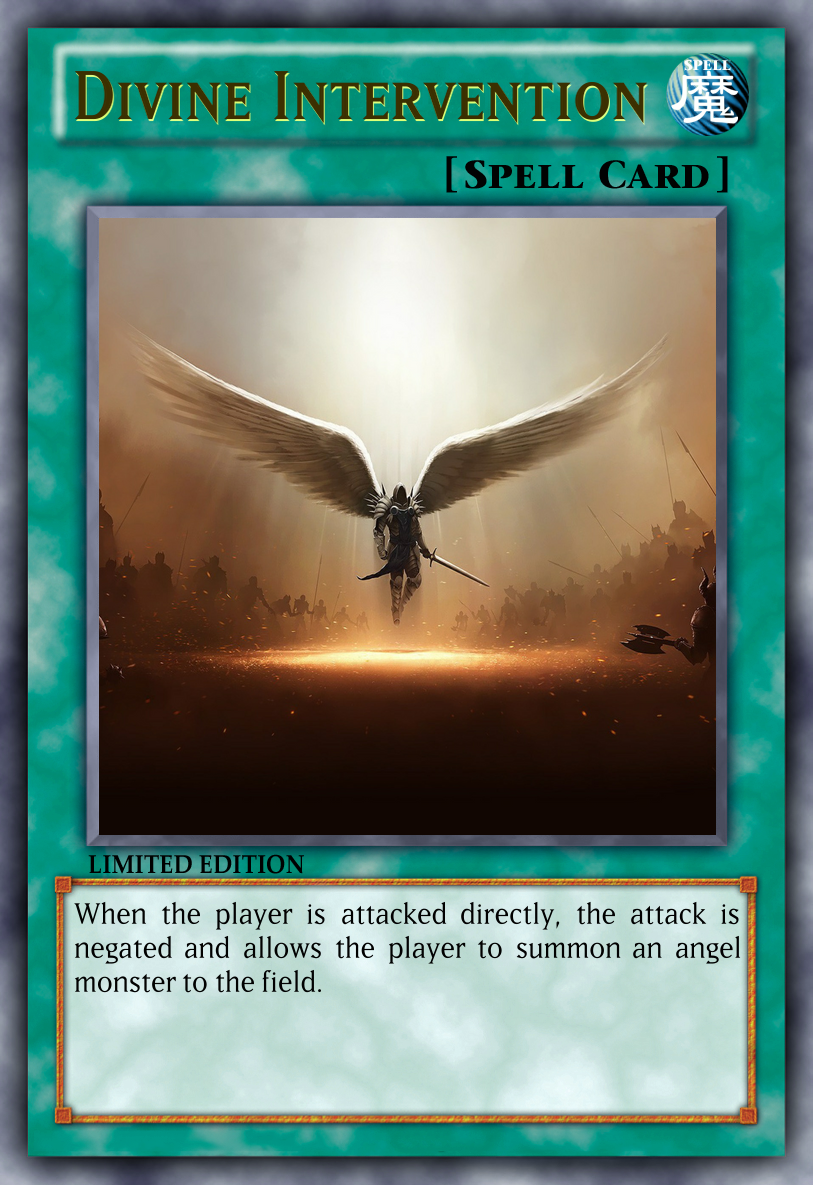 Artz's Cards: Divine Intervention - Spell Card