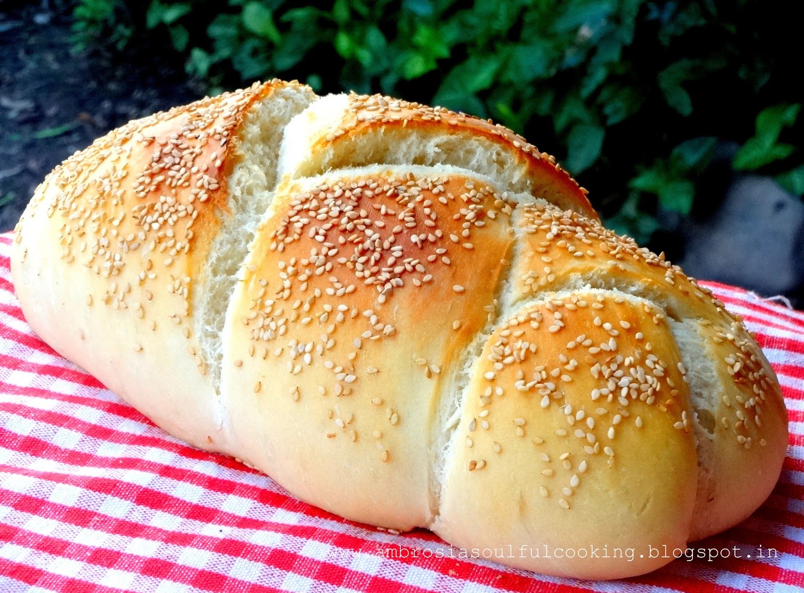 Italian Sesame Bread (Vegan) | Ambrosia