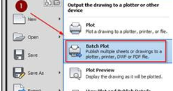 How to publish multiple drawings in AutoCAD