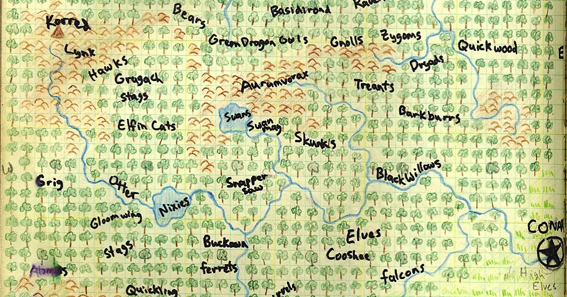 DND Maps: Fey Region