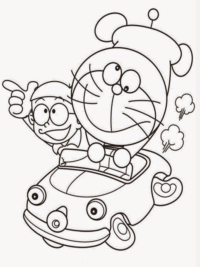 FUN & LEARN : Free worksheets for kid: ภาพระบายสีโดราเอมอน โดเรมอน ...