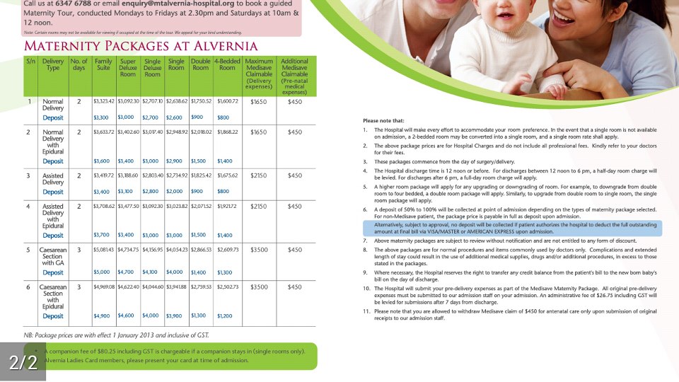 It's All About You Baby: Mount Alvernia Maternity Package 2013