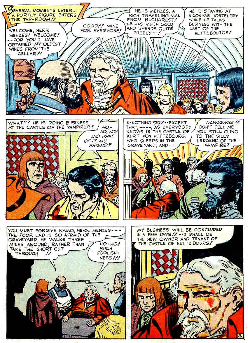 Pappy's Golden Age Comics Blogzine: Number 1882: A well staked-out tale