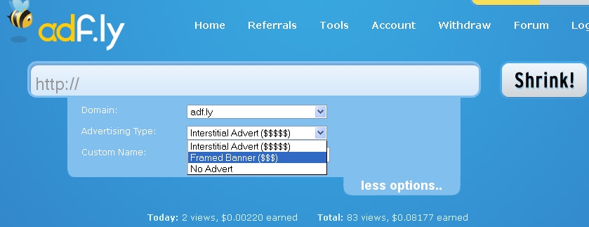 Gane dinero en internet con AdFly - Make Money Online with AdFly: Tipos ...