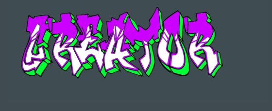 Flava Graffiti Alphabet Letters