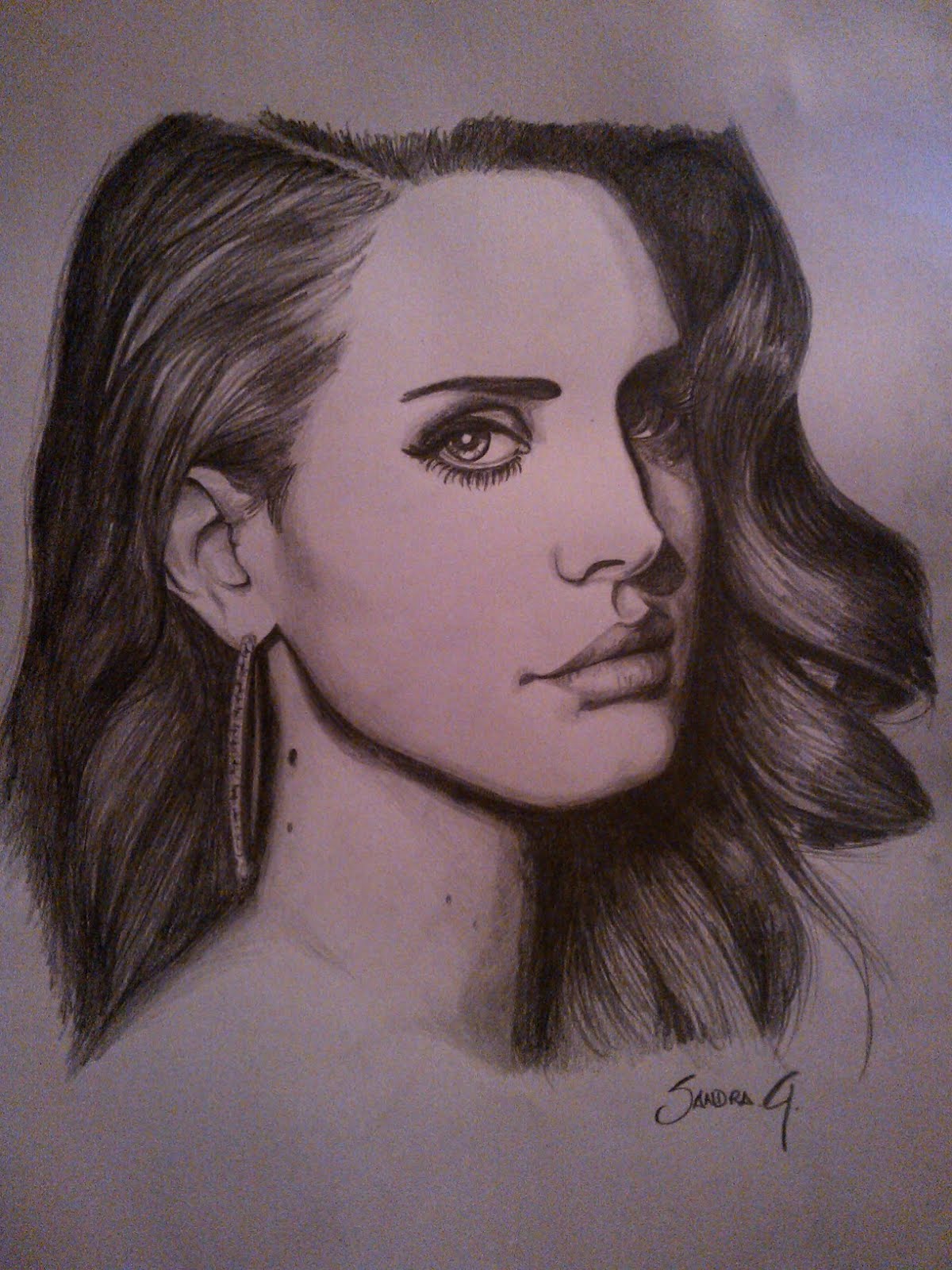 Musaenfuga: PROCESO DEL DIBUJO DE LANA DEL REY