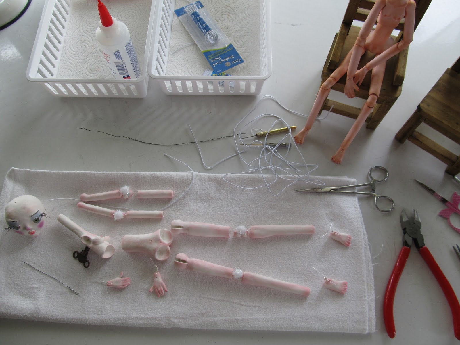 KAERIE FAERIE: STRINGING BALL JOINTED DOLLS