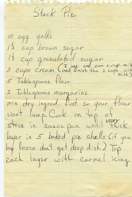 Vintage Recipe Vault: Stack Pie