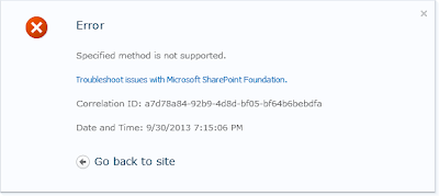 Al's Tech Tips: Error: Specified method is not supported
