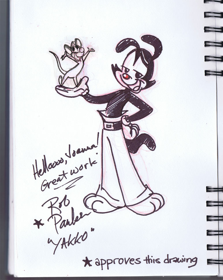 Joanna Davidovich's Art & Animation Blog: Rob Paulsen Approves of This ...